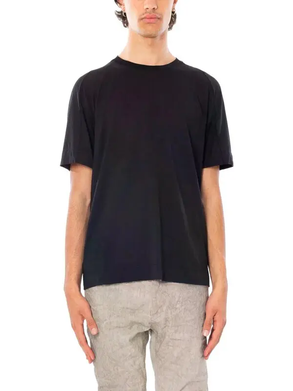 Transit Knitted-neck T-shirt - Black