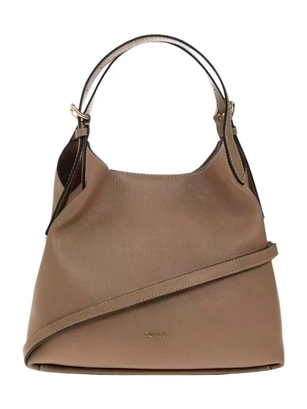 Furla Primrose Leather Tote Bag - Neutrals