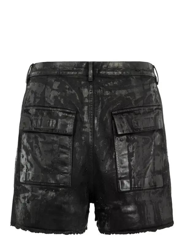 Rick Owens Bauhaus Zipped-pocket Shorts - Black