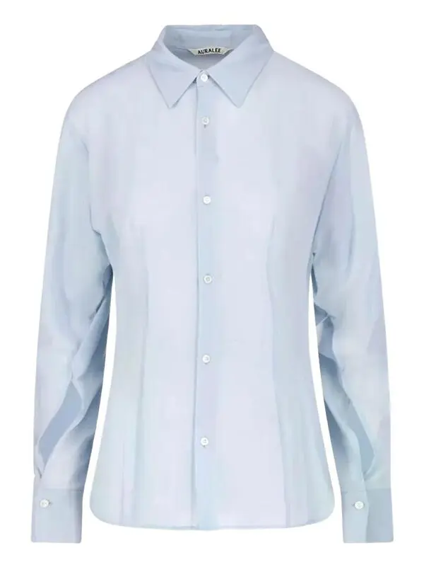 Auralee Button-up Shirt - Blue