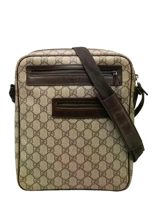 Gucci 2000-2015 Gg Supreme Crossbody Bag - Neutrals