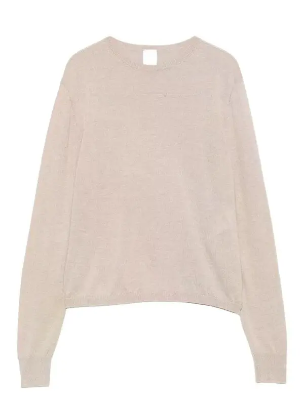 Eleventy Crew-neck Long-sleeve Sweater - Neutrals