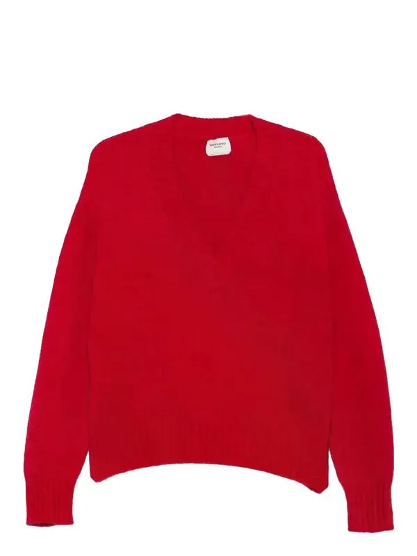 Max Mara V-neck Sweater - Red