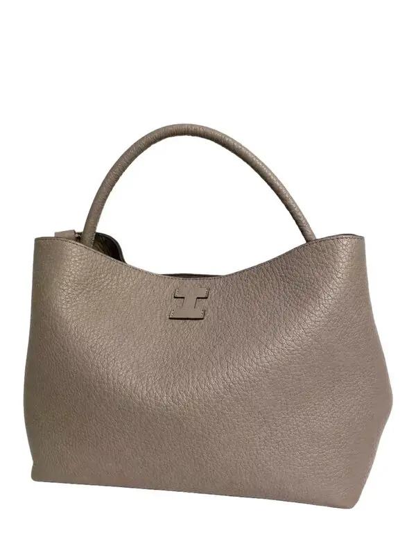 IACUCCI Logo-patch Pebbled Tote Bag - Neutrals