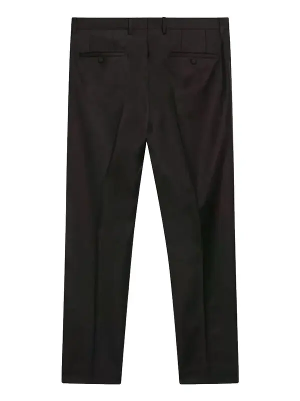 Dolce & Gabbana Virgin Wool Trousers - Brown