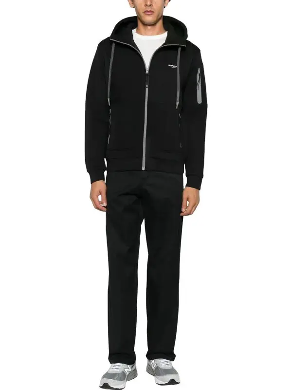 MURPHY&NYE Rhump Zip-up Drawstring Hoodie - Black