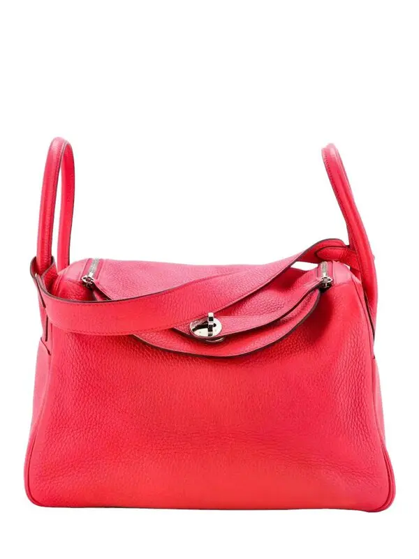 Hermès Lindy Bag Clemence 30 Shoulder Bag - Pink