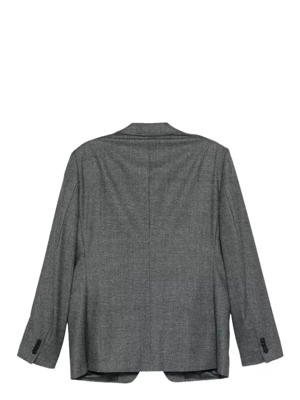 Zegna Single-breasted Wool Suit - Grey