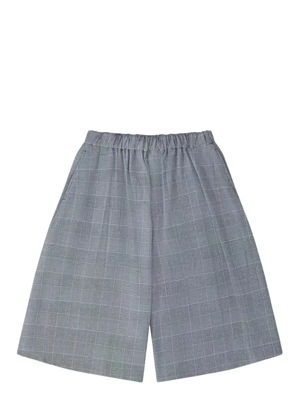 Comme Des Garçons Glen Check Shorts - Grey