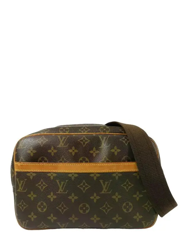 LOUIS VUITTON Monogram Reporter Pm Shoulder Bag - Brown