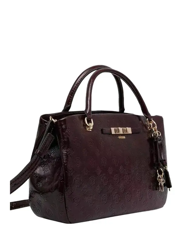 Guess Carmella Logo-embossed Tote Bag - Red