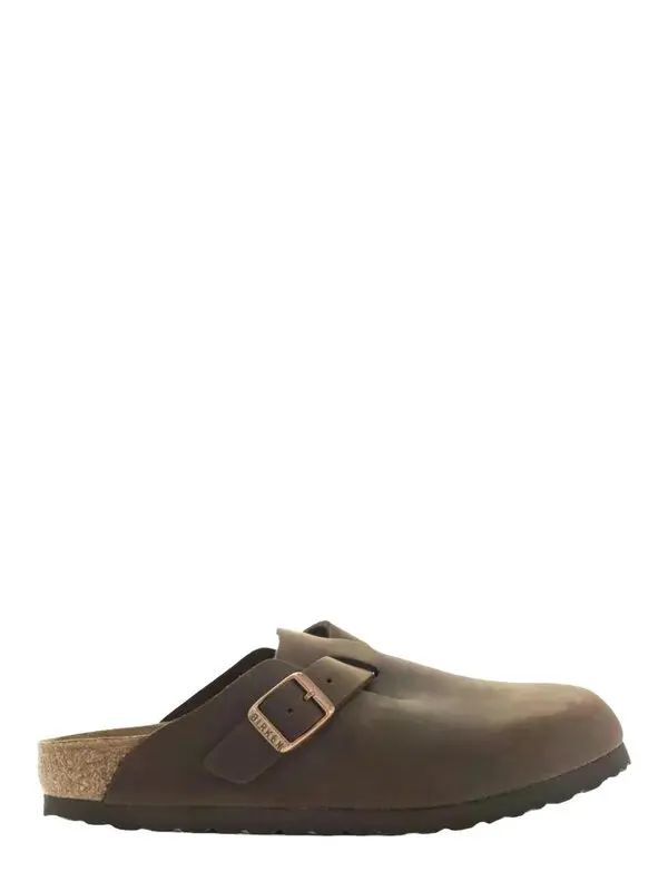 BIRKENSTOCK Boston Leather Sandals - Brown