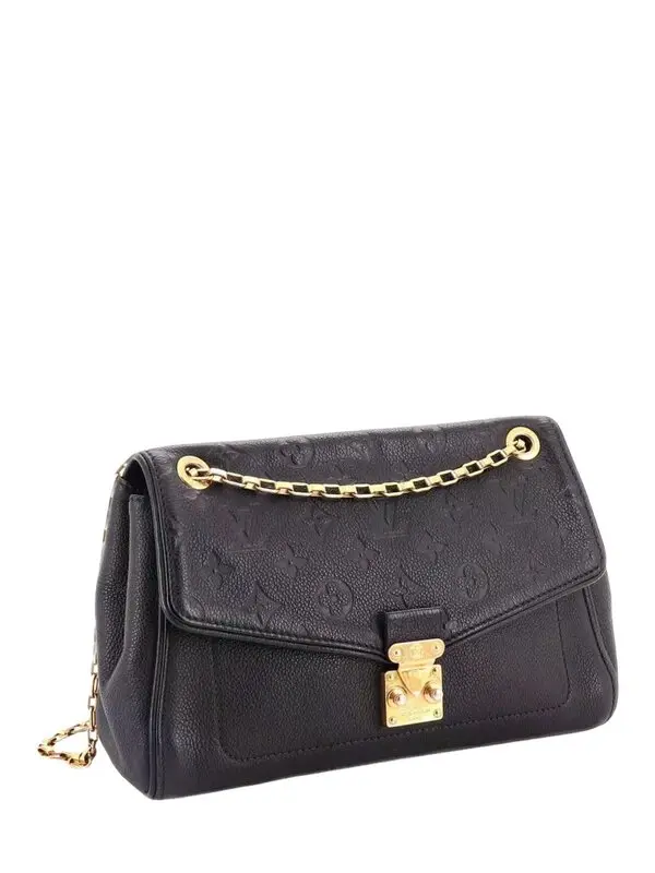 LOUIS VUITTON Saint Germain Handbag Monogram Empreinte Leather Pm Shoulder Bag - Black