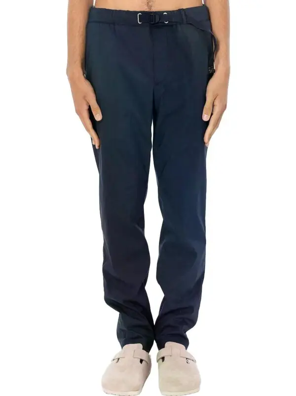 WHITE SAND Belted Pants - Blue