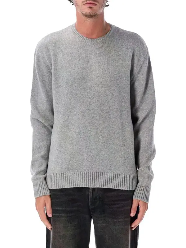 Colorful Standard Crew-neck Ribbed-trim Sweater - Grey