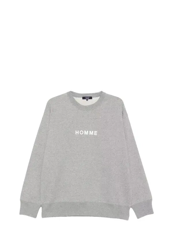 Comme Des Garçons Logo-print Sweatshirt - Grey