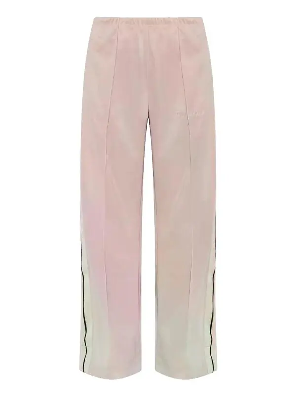 Palm Angels Side-stripe Wide-leg Track Pants - Pink