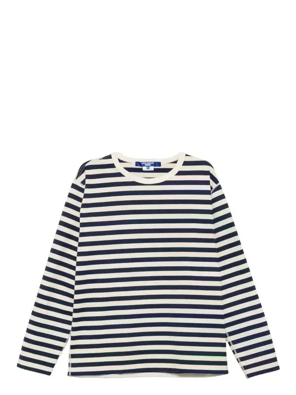 Junya Watanabe Horizontal-stripe Long-sleeve T-shirt - Neutrals
