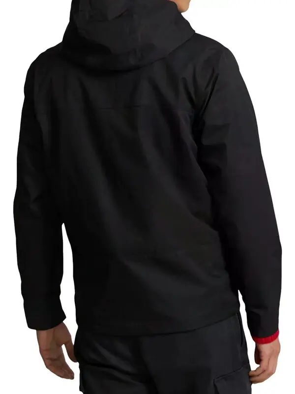 Polo Ralph Lauren Logo-embroidered Hooded Jacket - Black