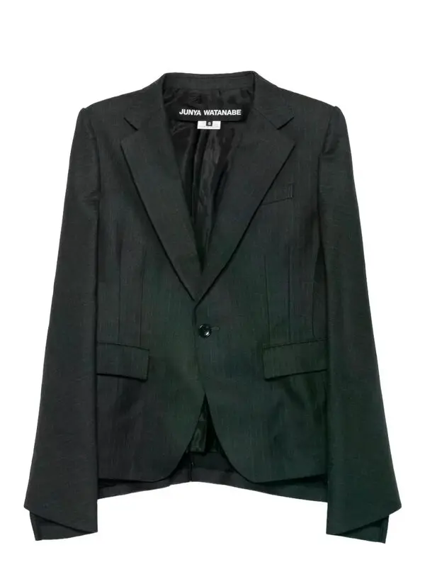Junya Watanabe Cape-sleeve Blazer - Grey