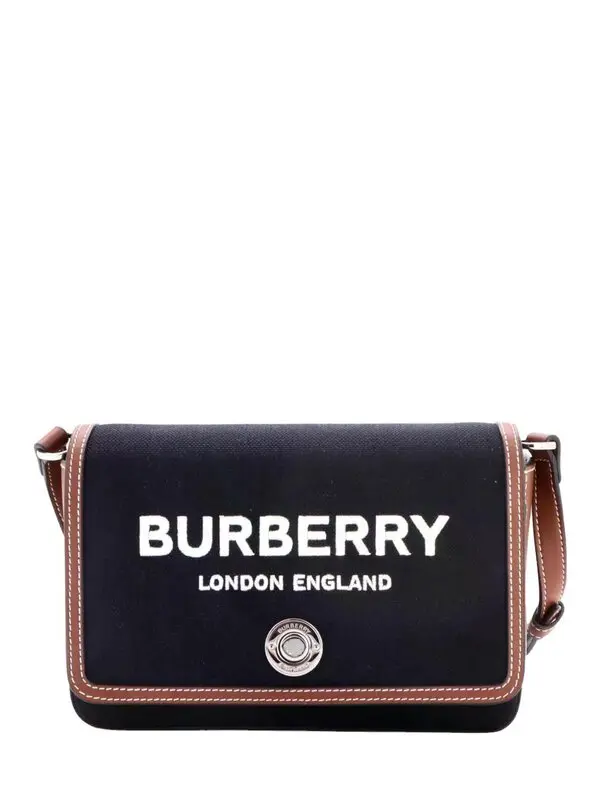 Burberry New Hampshire Canvas Small Shoulder Bag - Black