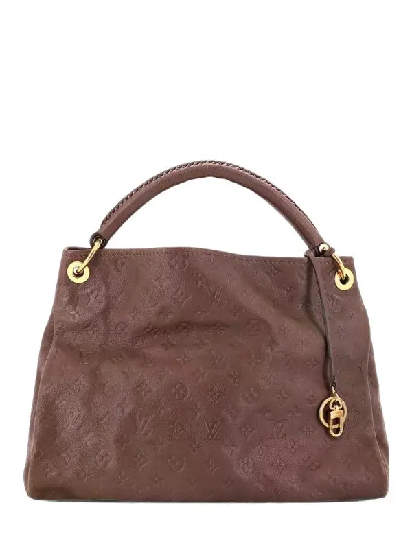 LOUIS VUITTON Artsy Handbag Monogram Empreinte Leather Mm Hobo Bag - Brown