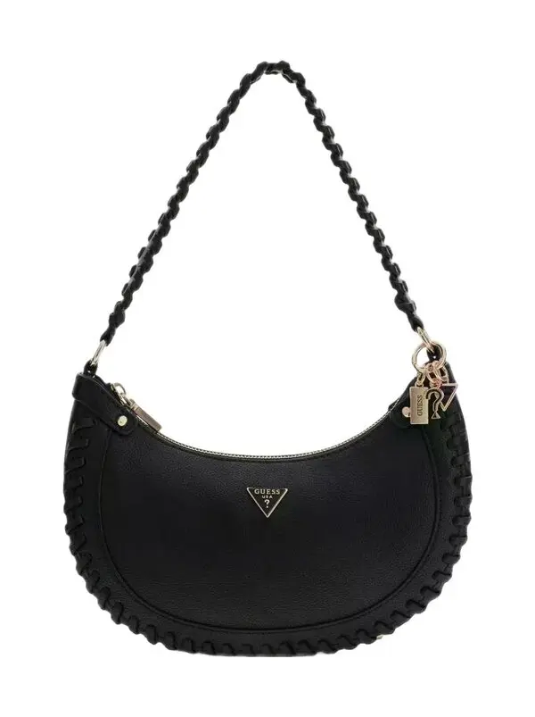 Guess Petra Whipstitch Shoulder Bag - Black