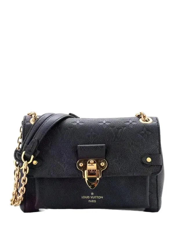 LOUIS VUITTON Vavin Handbag Monogram Empreinte Leather Bb Crossbody Bag - Black