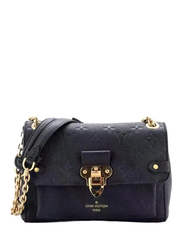 LOUIS VUITTON Vavin Handbag Monogram Empreinte Leather Bb Crossbody Bag - Black
