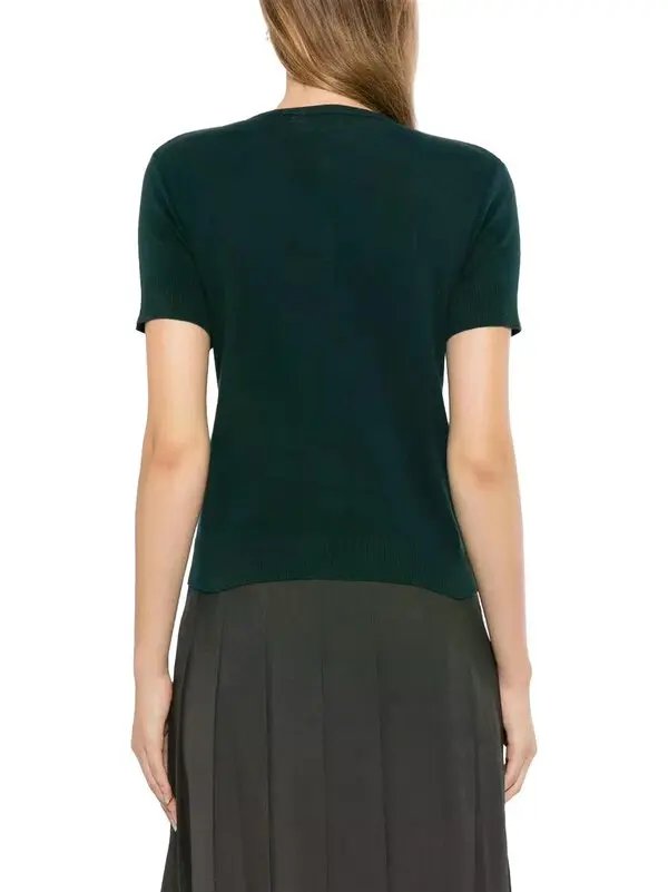 AGNES B. Swing Snap T-shirt - Green