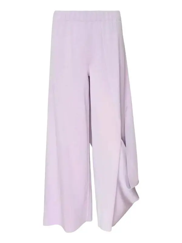 CFCL Ac Milan Asymmetric Draped Trousers - Purple