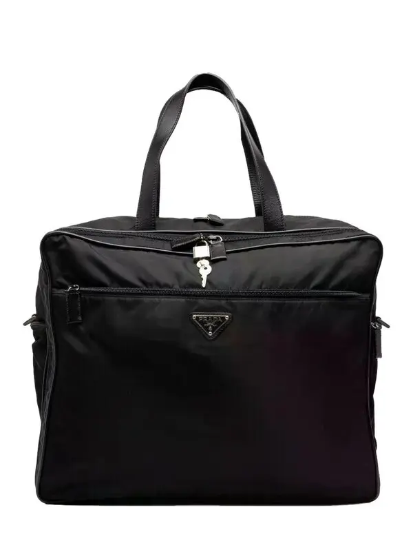 Prada 2000-2013 Tessuto Travel Bag - Black