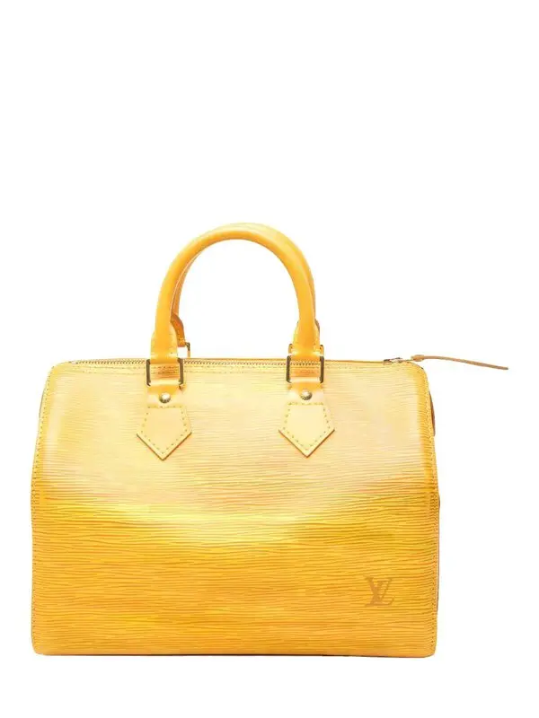 LOUIS VUITTON 1996 Epi Speedy 25 Boston Bag - Yellow