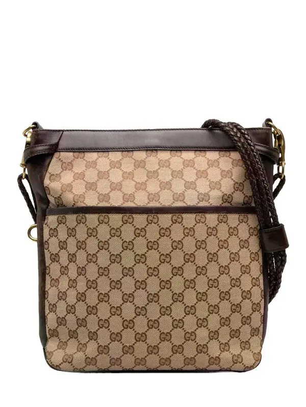 Gucci 2000-2015 Gg Canvas Crossbody Bag - Neutrals