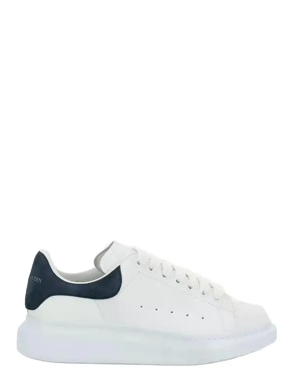 Alexander McQueen Oversized Leather Sneakers - White