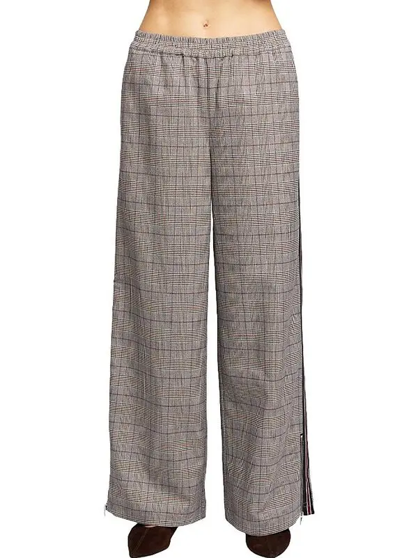 Central Park West Birch Suiting Track Pant - Brown