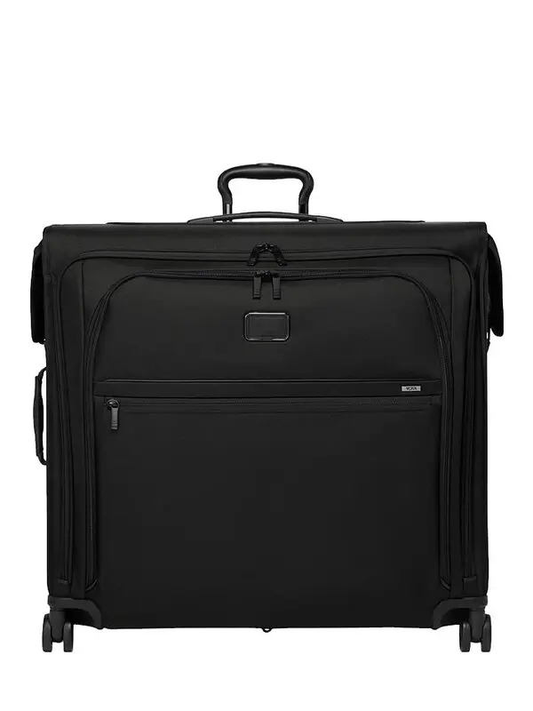 Tumi Large Checked Wheeled Garment Bag - Black