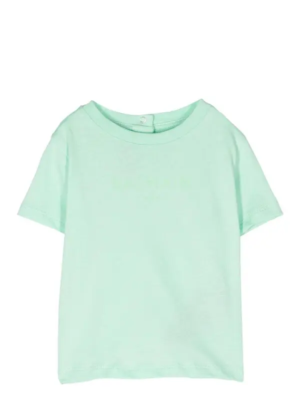 Balmain Logo-print Cotton T-shirt - Blue