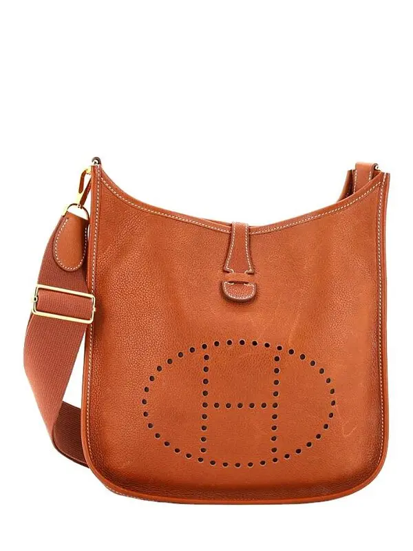 Hermès Evelyne Pm Gen Iii Barenia Faubourg Leather Crossbody - Brown