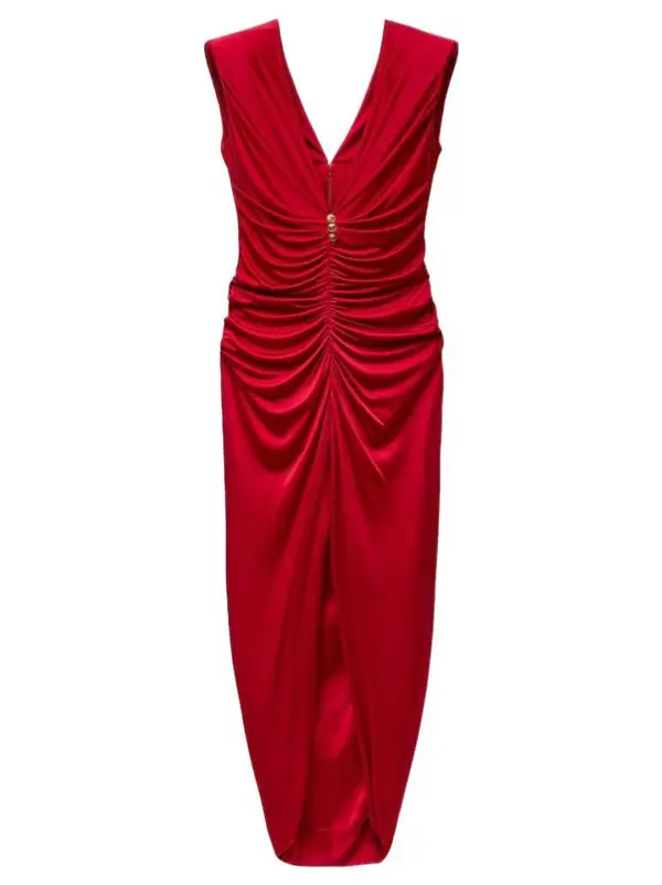Versace Viscose-jersey Gown - Red