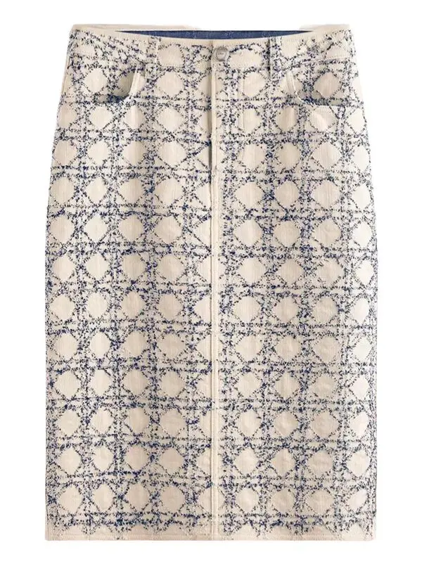 Dior Dioriviera Cannage Pencil Skirt - No