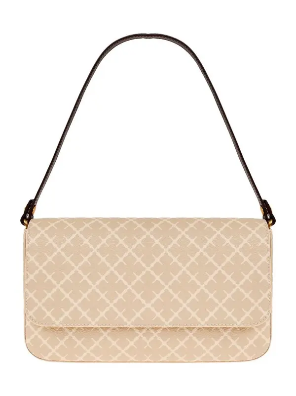 BY MALENE BIRGER Tallie Patterned Shoulder Bag - Beige