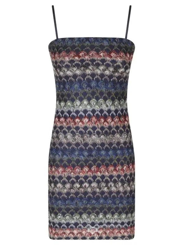 Missoni Bustier Mini Dress With Lace Motif - Black