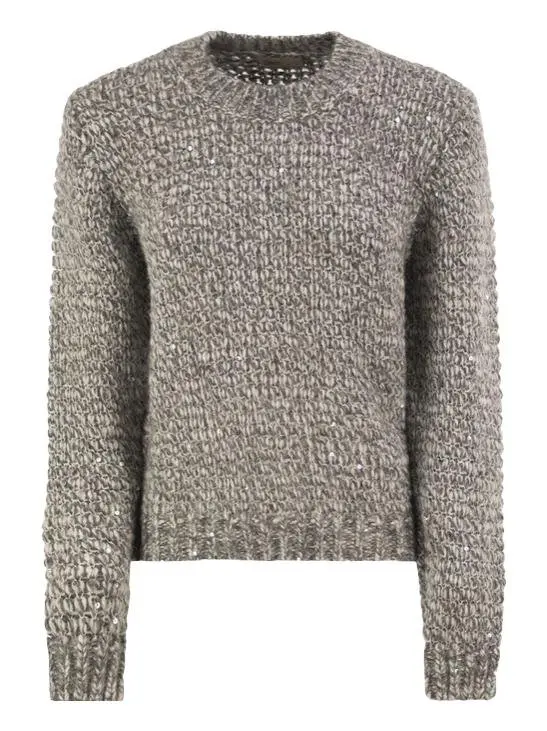Herno Long-sleeved Sweater - Grey