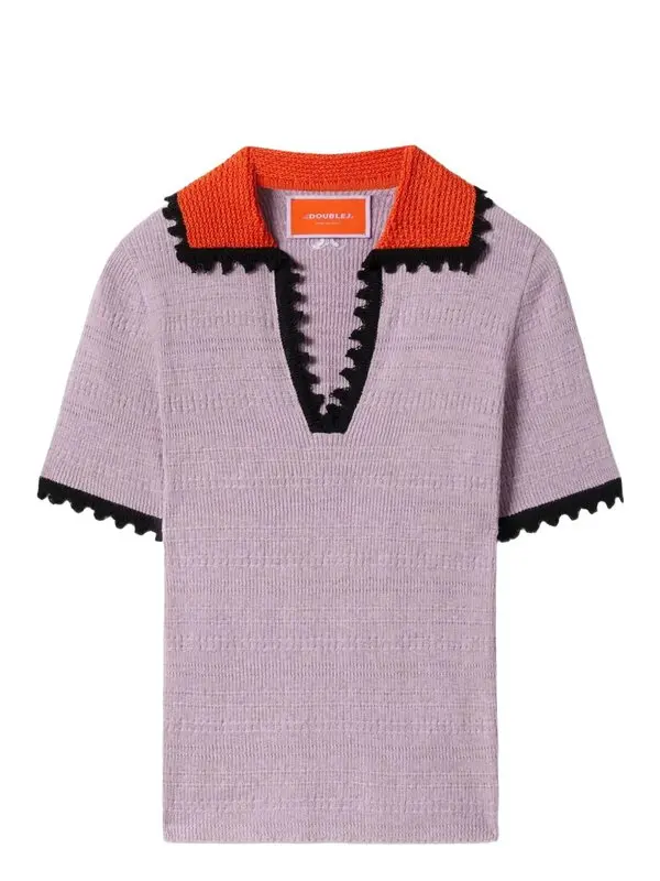 La DoubleJ Colour-block T-shirt - Pink