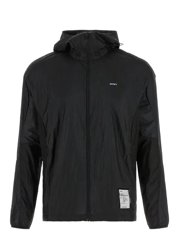 Satisfy Hooded Windproof Jacket - Black