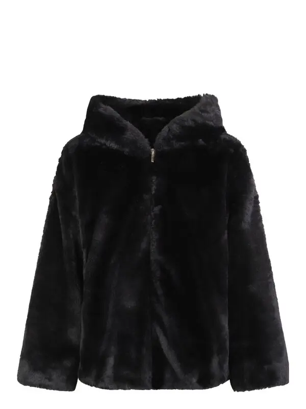 Max Mara Rugiada Zip-up Coat - Black