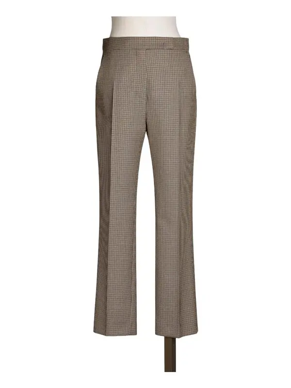 Max Mara High-waisted Casual Pants - Sand-colored