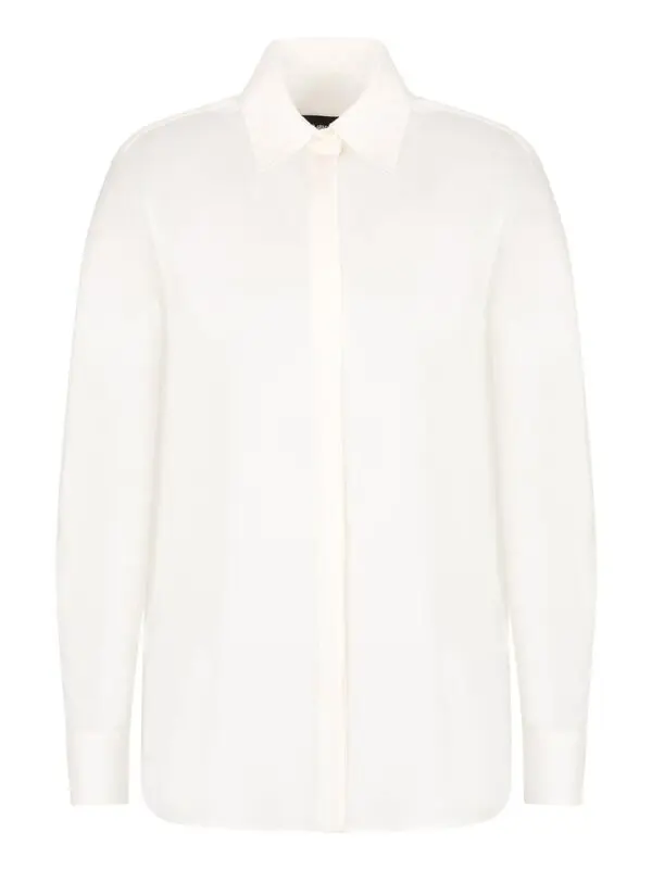 Giorgio Armani Charmeuse Shirt - White