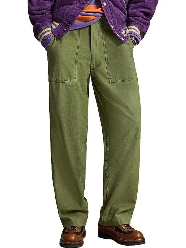Polo Ralph Lauren Relaxed Fit Cotton Reverse Sateen Utility Pants - Garden Trail